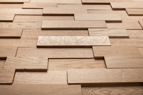 OLECH - DUB, broušený povrch, jednotlivé lamely nebo obkladový panel 590 x 90 x 4 a 10 mm (0,0531m²) - dřevěný obklad jednotlivé lamely (1m2)