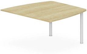 Artspect JDE15132 - Stůl doplňkový 150x135cm - Bílá