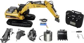 AMEWI G705E Bagr žluto-černý / 1:14 / věk 14+ / kov / RTR / 2.4GHz