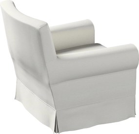 Potah na křeslo IKEA Ektorp Jennylund barva šedá látka lesklé, pletený vzor, sametová