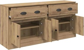 Konzole 2 ks Artisanový dub 70 x 35,5 x 67,5 cm 3402660