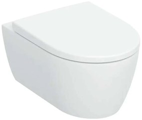 Geberit iCon - Závěsné WC se sedátkem SoftClose, TurboFlush, Rimfree, bílá 503.046.00.1