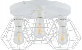 Bílá trojitá stropní svítidlo s drátem Diamond New 6214 Tk Lighting