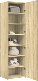 Skříň highboard dub sonoma 50 x 42,5 x 185 cm kompozitní dřevo 3281415