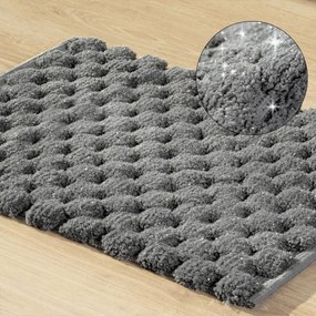 Bavlněný koupelnový kobereček 50x70cm grafitový