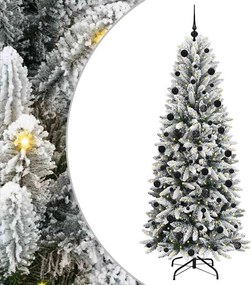 Umělý vánoční stromeček Bílá 210 cm PVC, plast, ocel a PE 3396058