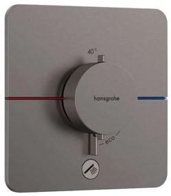 Hansgrohe ShowerSelect Comfort - Termostatická baterie pod omítku, kartáčovaný černý chrom 15589340