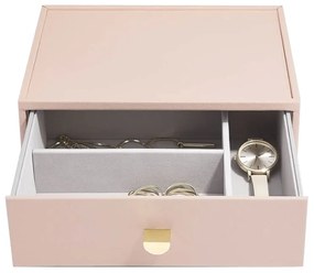 Stackers, Box na hodinky Blush Classic Accessory Drawer | růžová