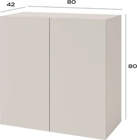 Komoda 2D 80 cm kašmír Space