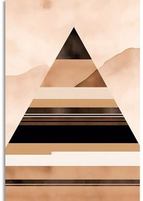 Obraz abstraktní tvary pyramida - 60x90