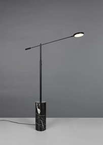 Černá LED stojací lampa (výška 145 cm) Fiore – Trio Select