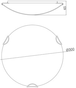 Globo 40402-2 - Stropní svítidlo CALIMERO I 2xE27/60W/230V