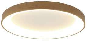 Mantra 8586 Niseko II, stropní kruhové svítidlo LED 50W, 2700-5000K, dálk. ovládání, dřevěná, průměr 65cm