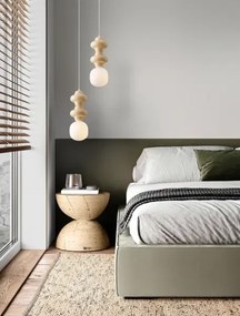 LED žlutobílý designový lustr Clio