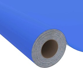 Samolepící tapeta na nábytek modrá vysoký lesk 500 x 90 cm PVC 326145