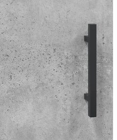 Skříň highboard betonově šedá 69,5x34x180 cm kompozitní dřevo,  3199645