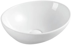Hydroland Keramické umyvadlo na desku Jasmin 41x33,5 cm, bílé