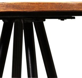 Barové stoličky 4 ks | masivní recyklované dřevo a ocel