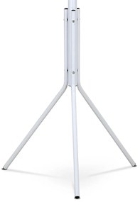 Autronic - Věšák stojanový, výška 174 cm, kovová konstrukce, bílý matný lak, nosnost 6 kg - 80001-04A WT