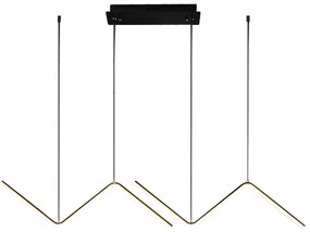 Závěsné LED svítidlo Verte, 2x LED 22w, 4000k, g/b