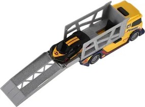 TEDDIES Kamion s přepravníkem a autem / Volný chod / 15 cm / 2 barvy /