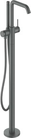 Hansgrohe Tecturis S - Vanová baterie do podlahy, kartáčovaný černý chrom 73440340