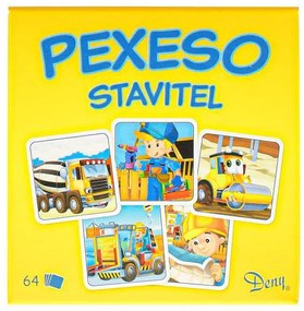 Pexeso Stavitel 64 ks