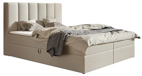 Čalouněná postel boxspring 140x200 úložný prostor
