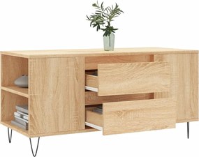 vidaXL Konferenční stolek 102x44,5x50 cm kompozitní dřevo [830999] Barva: Bílá