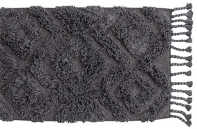 Koupelnová předložka Hilma, tmavě šedá, 50x80