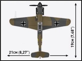 COBI 5873 Messerschmitt Bf 109F / Stavebnice / 1:48 / 123 dílků / od 6