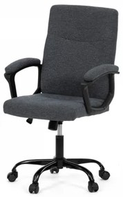 Kancelářské křeslo židle černá látka kovový kříž KA-Y391 BK2