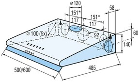 MORA OP 540 X Odsavač par – vhodný i do panelových domů  733547