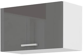 Horní kuchyňská skříňka Saria 60 OK 40 (lesk šedý). 1033015