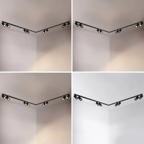 Brilagi - Bodové svítidlo SELE LONG 8xGU10/30W/230V černá