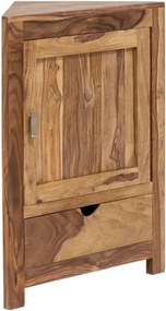 furniture-nabytek.cz - Rohová koupelnová skříňka Laros akácie