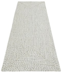 Bílý/béžový venkovní koberec běhoun 200x80 cm - NORTHRUGS