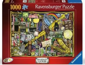 RAVENSBURGER Puzzle Dědečkova skříňka / 1000 dílků / 70 x 50 cm