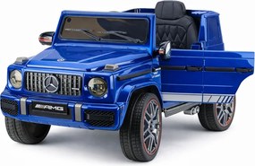 LEAN CARS Elektrické autíčko Mercedes AMG G 63 modré lakované