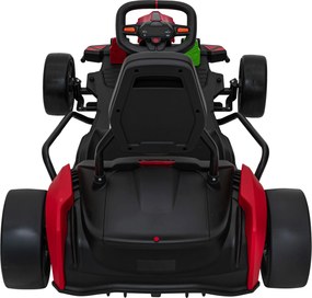 Ramiz Dětská motokára na baterie Fast 3 Drift červená + funkce driftu + motory 2x150W + LED rádio + pásy