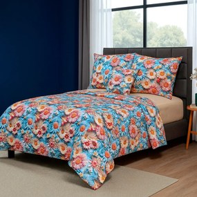 Francouzské 5D bavlněné povlečení 240x220+2x70x90 Sedmikráska