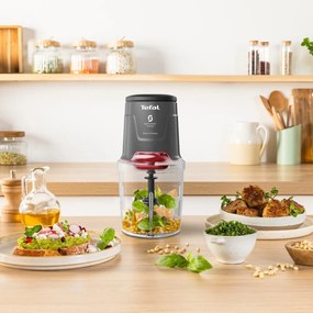 Tmavě šedý elektrický sekáček Easy Press MQ740HF0 – Tefal