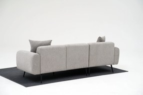 Hanah Home Rohová pohovka SIDE světle šedá pravá