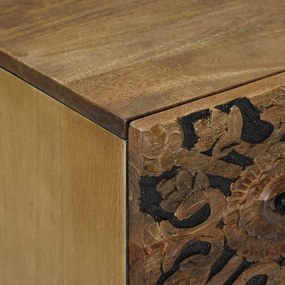 Servírovací skříň 2 ks 60 x 33,5 x 75 cm Masivní mangové dřevo 3310106