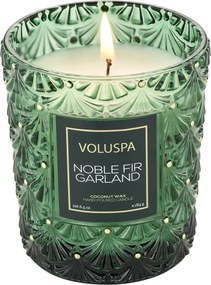 dárková sada Noble Fir Garland, tekuté mýdlo ve skle 375 ml + svíčka 184 g