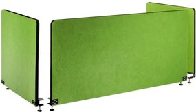 Desk Divider 152,4 cm Desk Privacy Panel, 3 Panel Privacy Akustický panel – Zelená