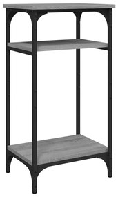 vidaXL Odkládací stolek šedý sonoma 40 x 30 x 75 cm kompozitní dřevo