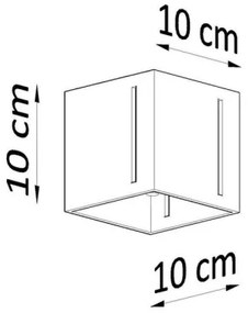 Stropní svítidlo SOLLUX Pixar G9 1x40W bez zdroje hliník bílá SL.0398