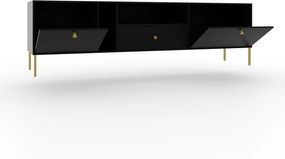 ADRK Furniture TV skříňka 2D 1S Tili ADRK-RTV-TIL-2D-1S-B