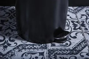 ALDA Freedom Fresh lakovaná ocel černá / Pedálový odpadkový koš / 3 l